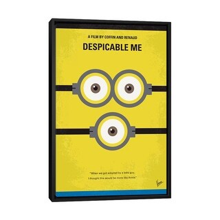 iCanvas "Despicable Me Minimal Movie Poster" by Chungkong Framed Canvas Print - Bed Bath ...